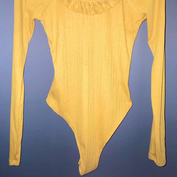 Forever 21 | Tops | Tight Yellow Onesie From Forever 2 For Women ...
